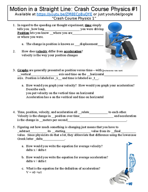 Chapter 2 Representing Motion - What is a motion diagram? a. A motion ...