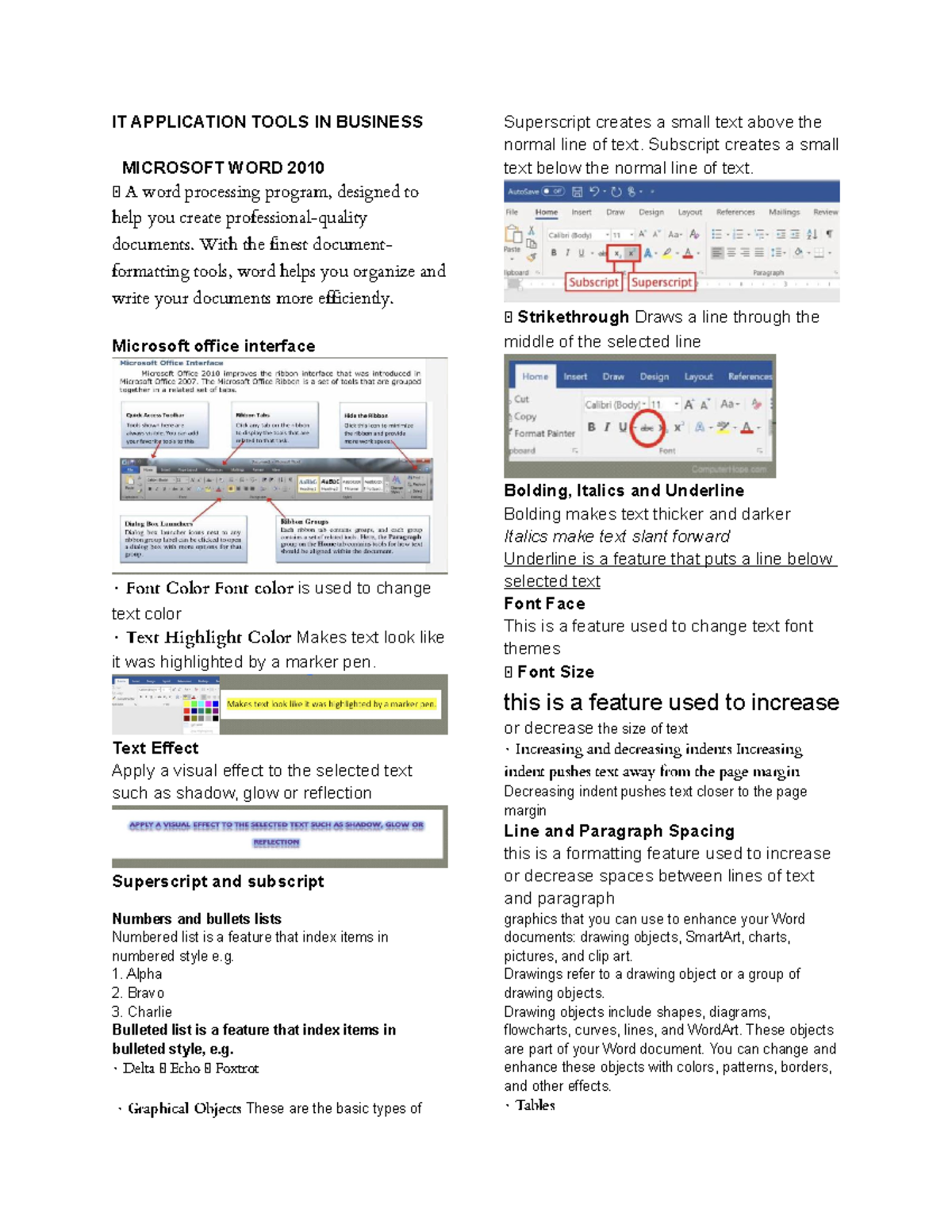 It - It application tools in business - IT APPLICATION TOOLS IN ...