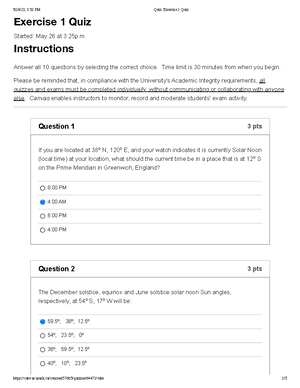 Geog 120 Notes - Geography 120 Notes Chapter 1: Earths Principle ...
