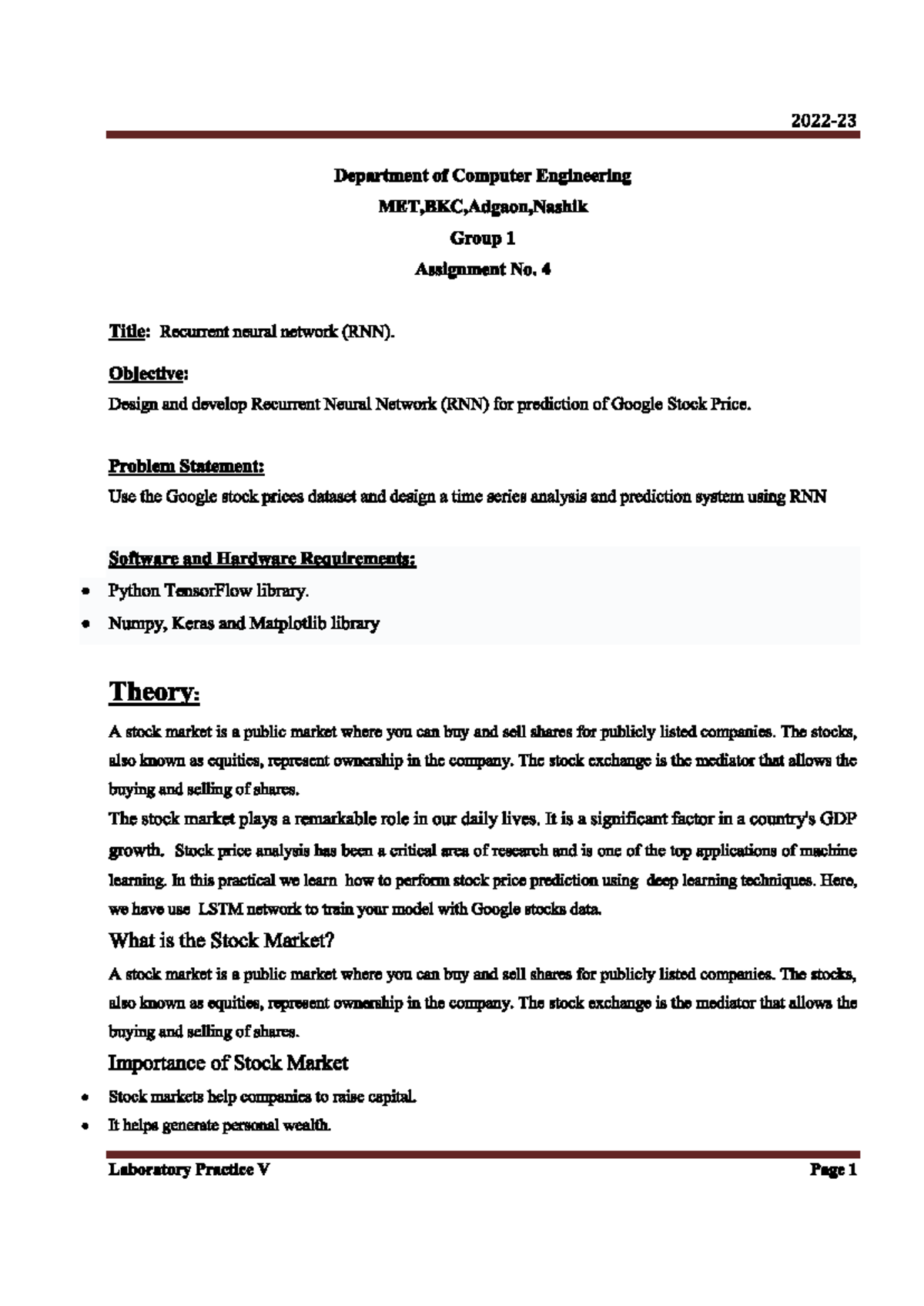 DL 4 - Computer Engineering - Studocu