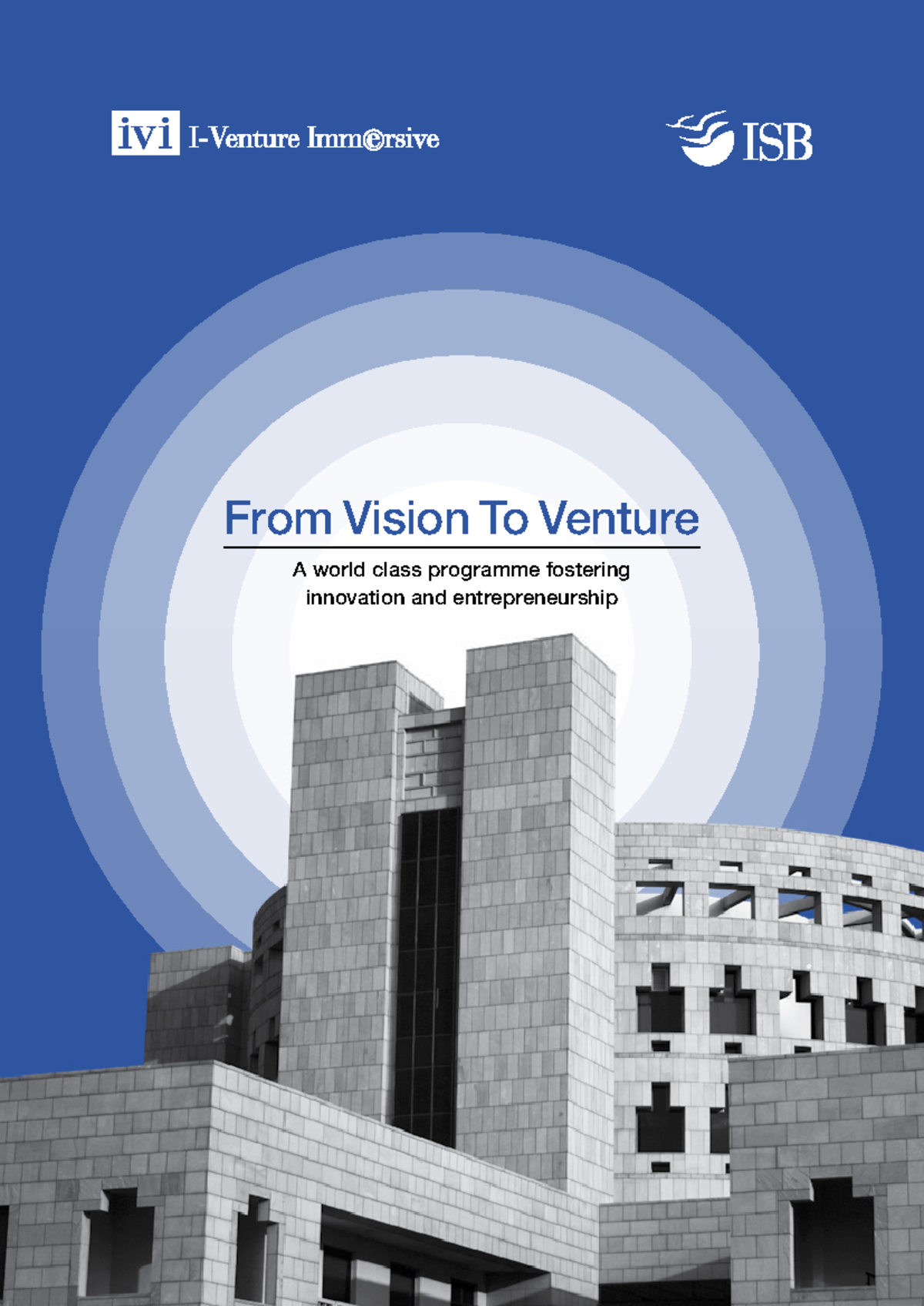 I Venture Immersive brochure - From Vision To Venture A world class ...