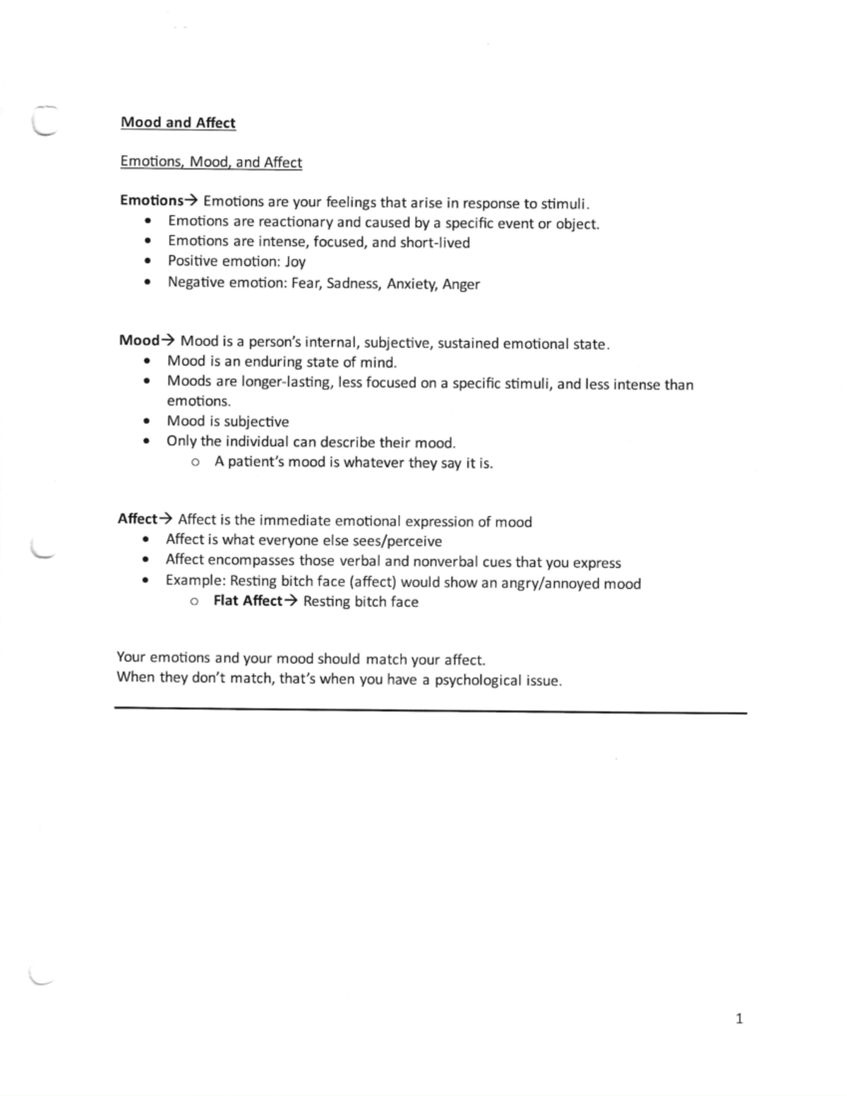 Mood and affects - Mood and Affect - Mood and Affect Emotions, Mood ...