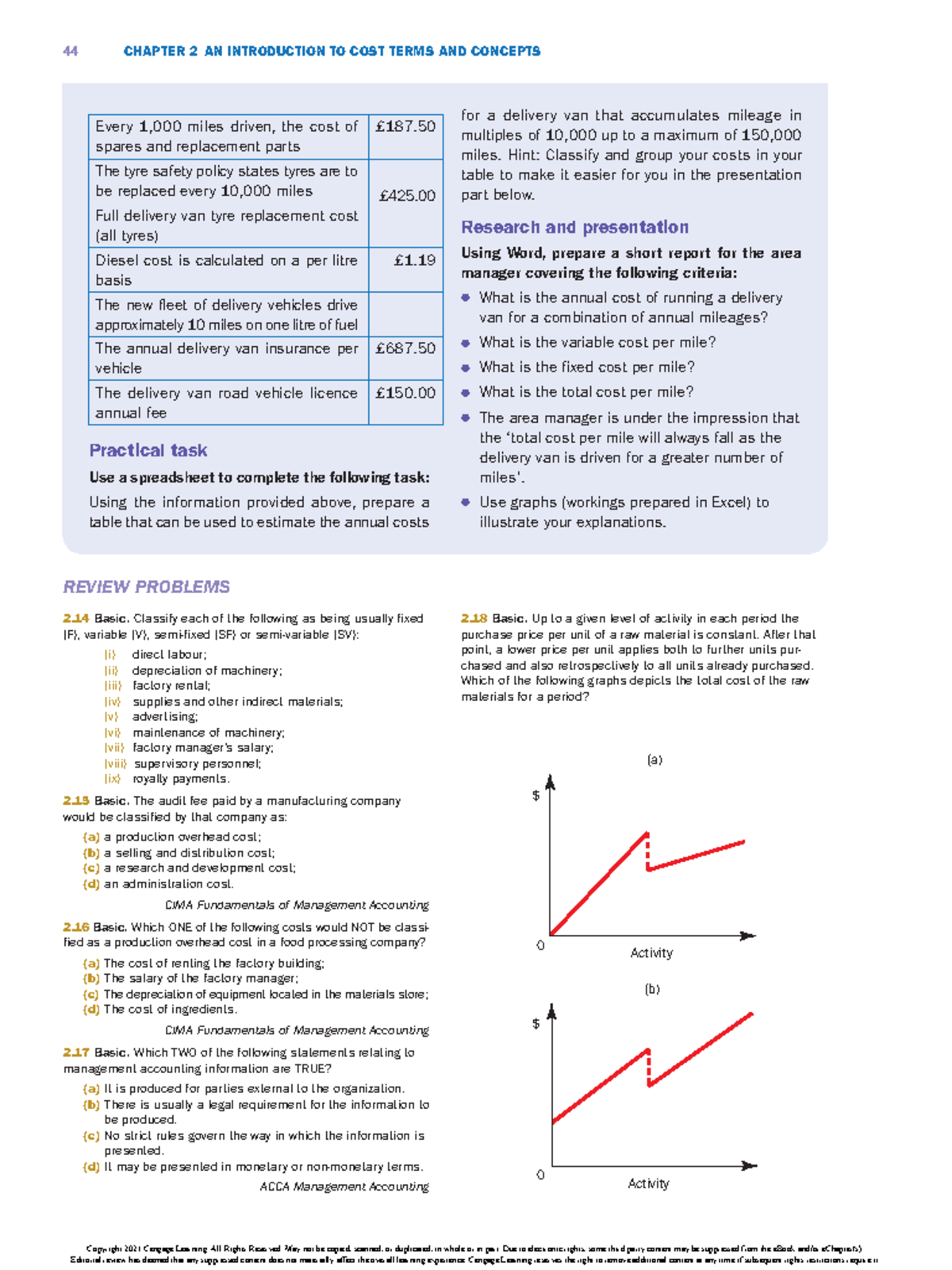 Lesson cost accounting - 44 CHAPTER 2 AN INTRODUCTION TO COST TERMS AND ...