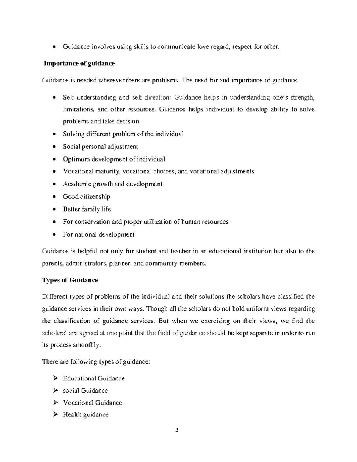 Guidance and councelling In Schools - Guidance involves using skills to ...
