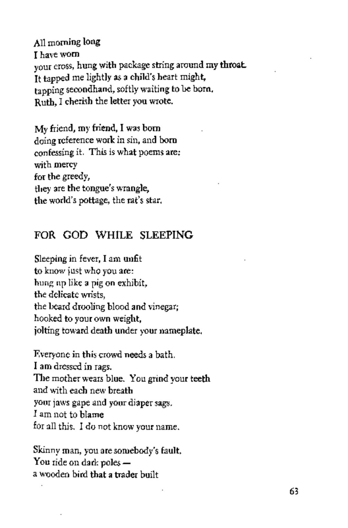 Anne Sexton - The Complete Poems 91 - All morning long I have worn your ...