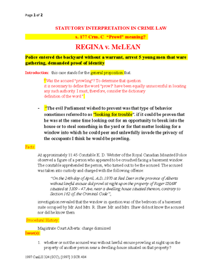 Search and Seizure - Summary Criminal Process - Search and Seizure ...