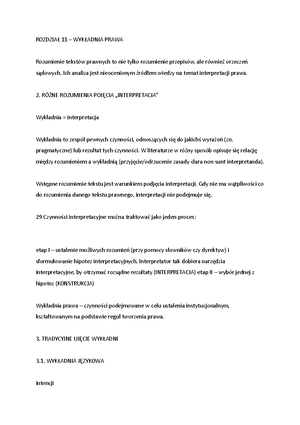 Prawoznawstwo podstawowe informacje - ROZDZIAŁ 4 – PRAWO 1. CZYM JEST PRAWO? Brak jest jednej ...