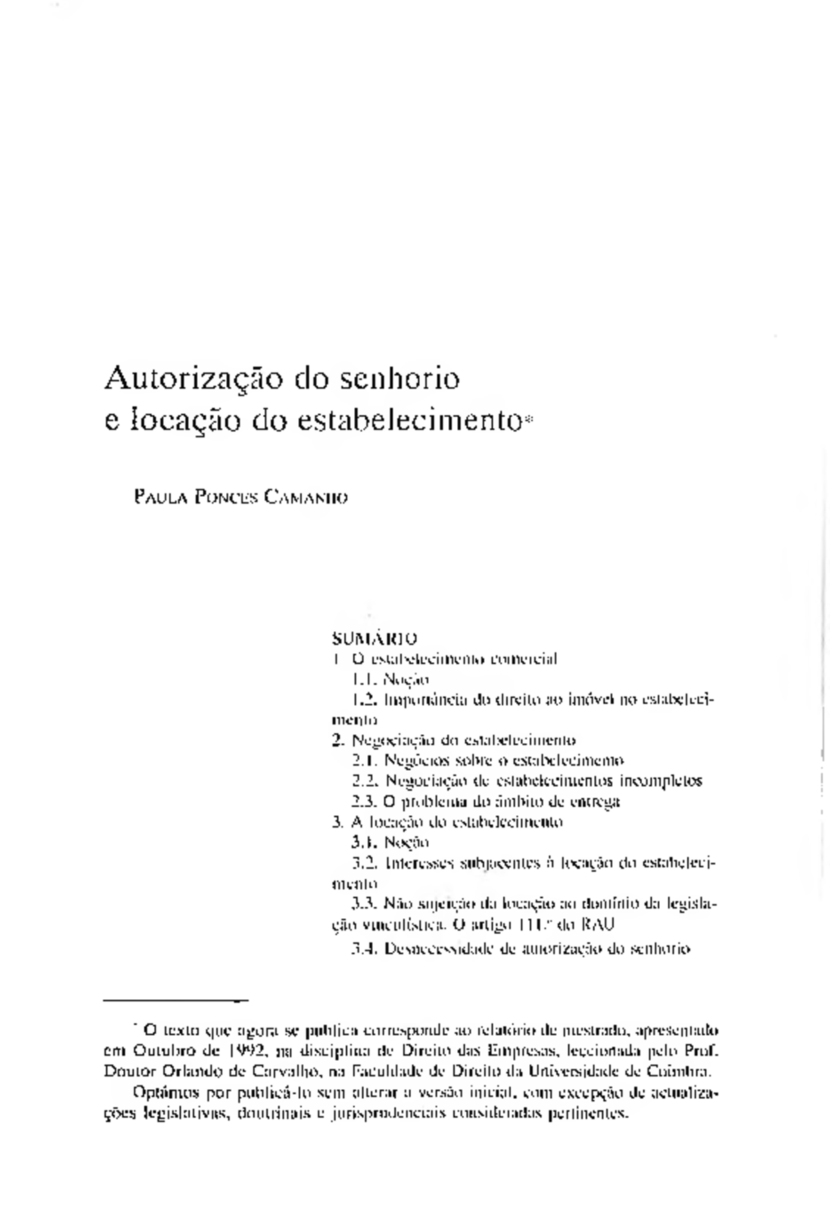 Camanho Paula Ponces Autorizacao do senhorio e locacao do ...