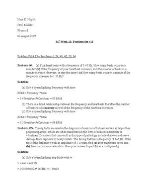 M2 Lab Assignment#2 Projectile Motion - Hina K. Huynh Prof. M Zias ...