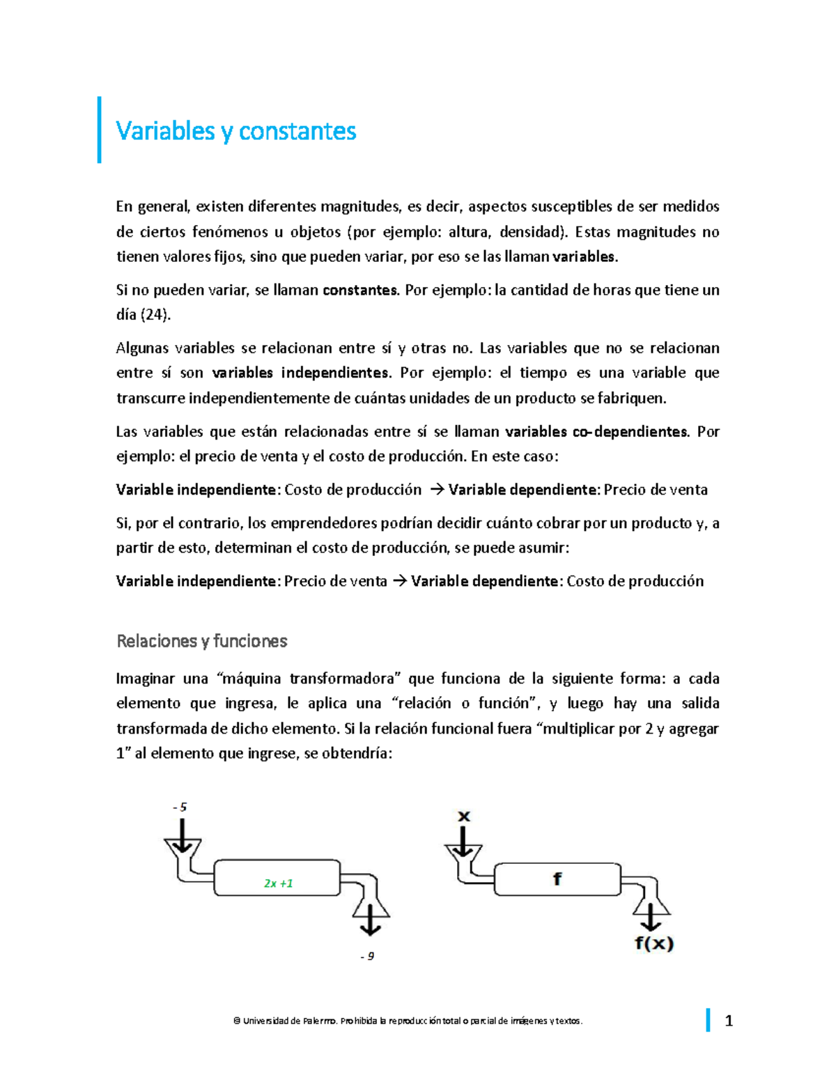 Variables- constantes - Variables y constantes En general, existen ...