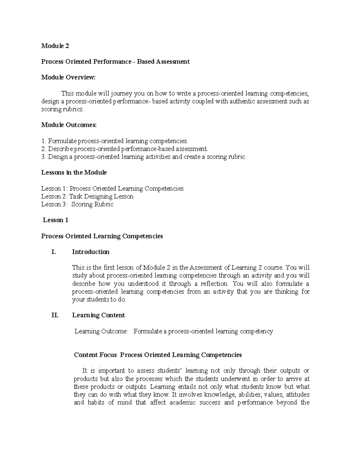 2 Modul~2 - For education students - Module 2 Process Oriented ...