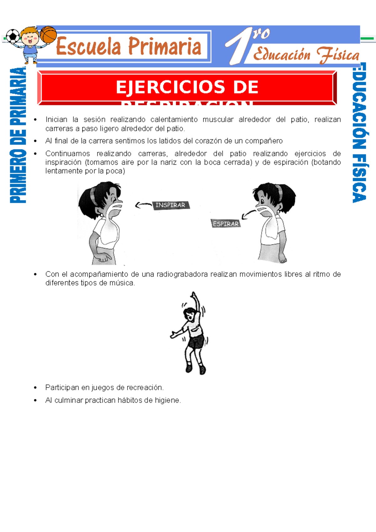 Ejercicios de Respiracion Para Primero de Primaria - EscuelaPrimaria ...