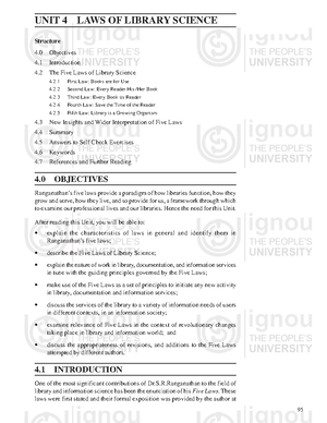 Unit-5 - IGNOU - Library Legislation and Model Public Library Acts ...