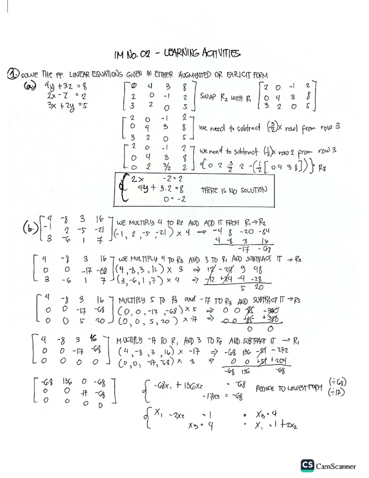 Advanced Mathematics - Learning Activity 2 - Mechanical Engineering ...