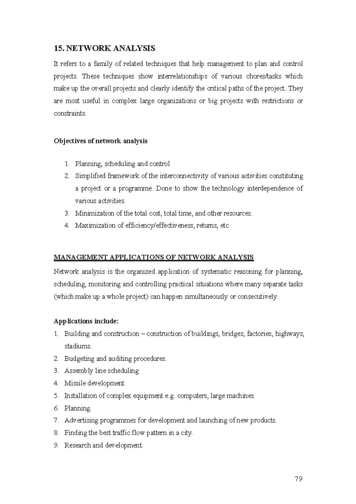 Lesson 2 - Network models - 15. NETWORK ANALYSIS It refers to a family of related techniques ...