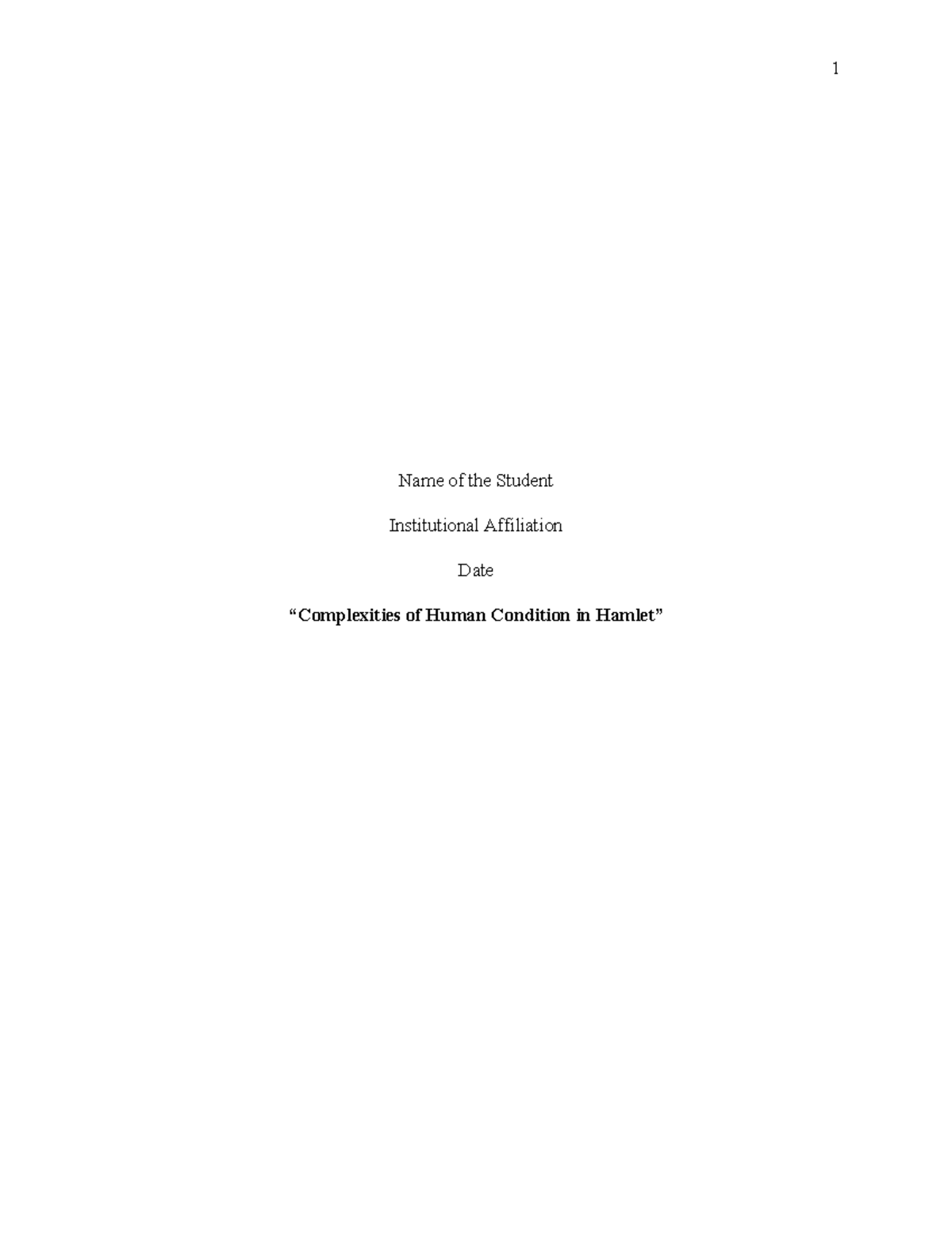 Test crea - Name of the Student Institutional Affiliation Date ...