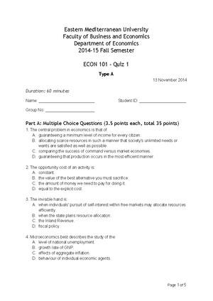 Chapter 01 - ıntroduction to economics - Studocu