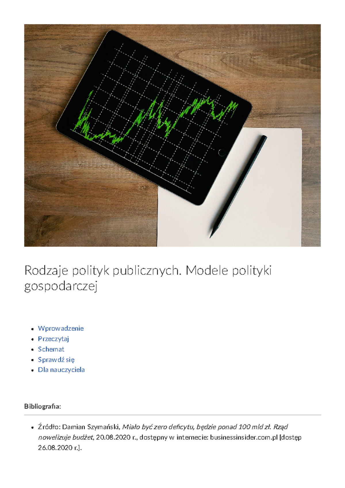 Rodzaje polityk publicznych Mode - Modele polityki gospodarczej ...