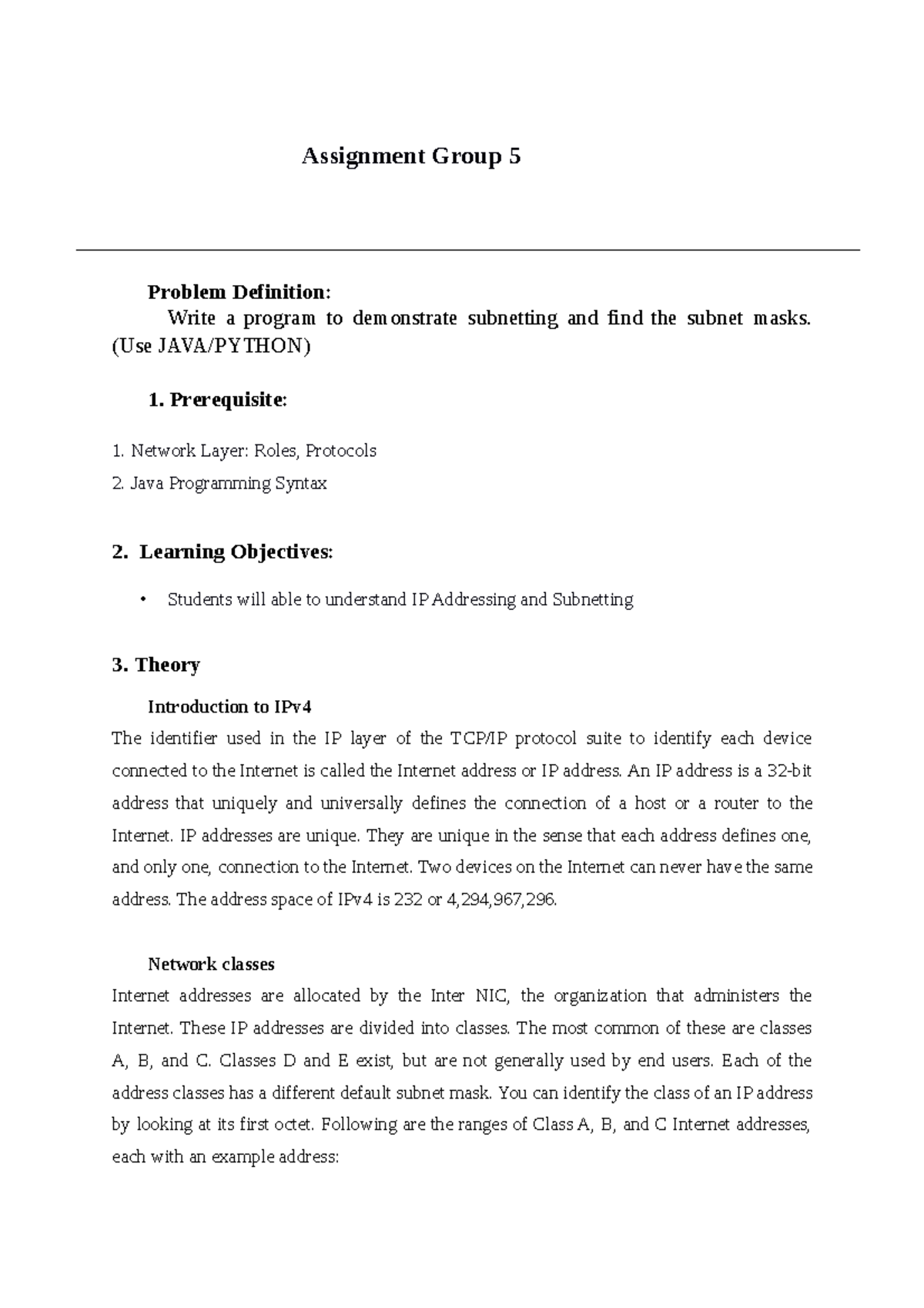 CNSL5 - Codes - Assignment Group 5 - Studocu