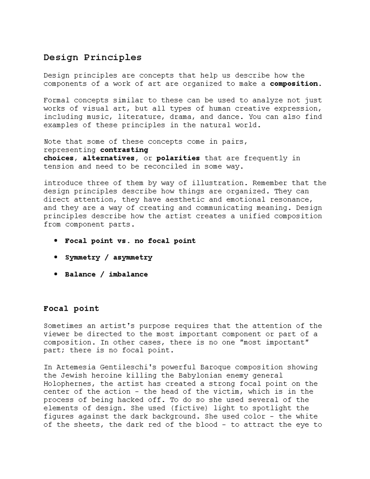 Design Principles - Professor Montoya CRN 10471 Detailed Lecture Notes ...