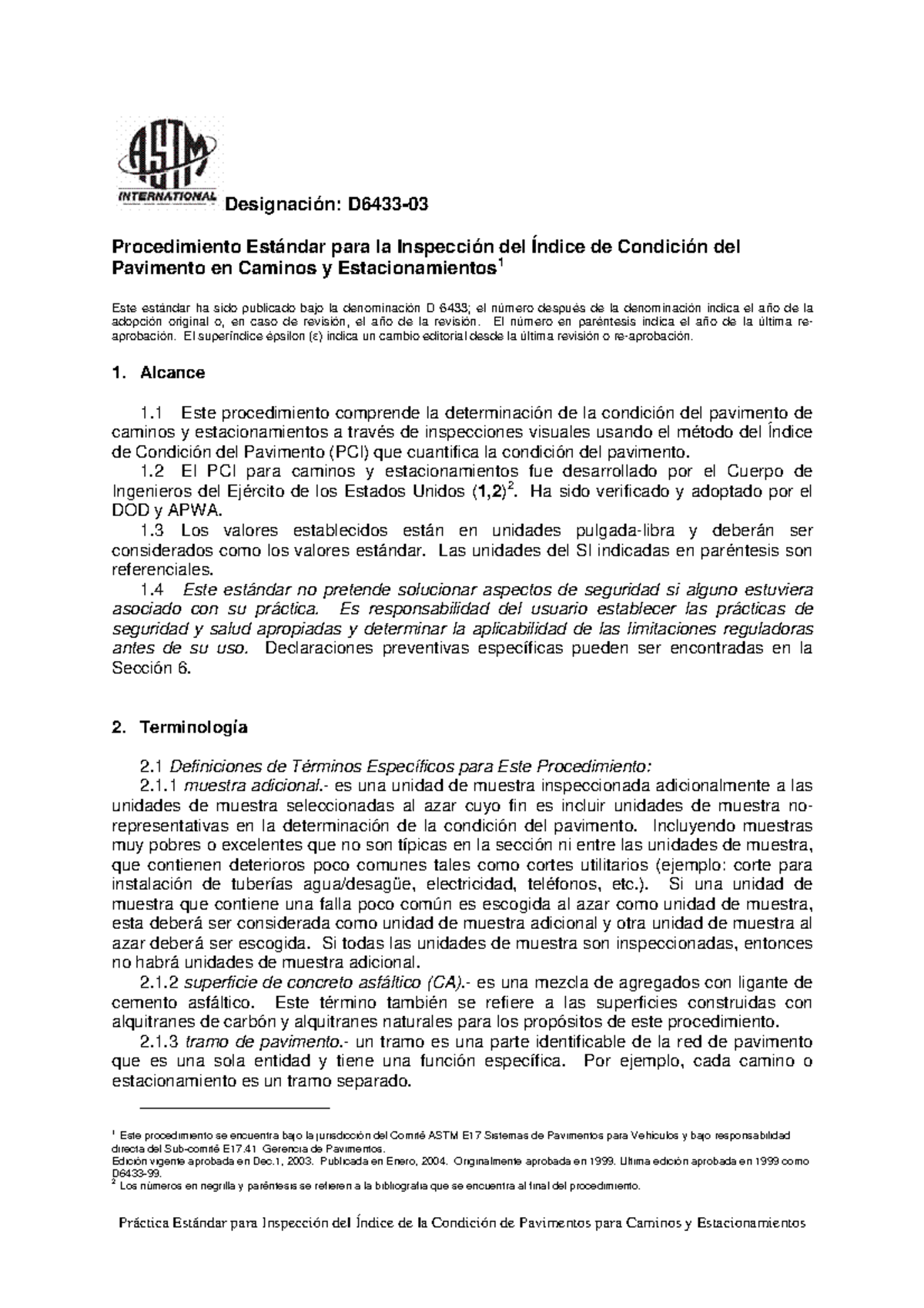 Manual-pci-astm-d-6433pdf-5-pdf-free - Designación: D6433 ...
