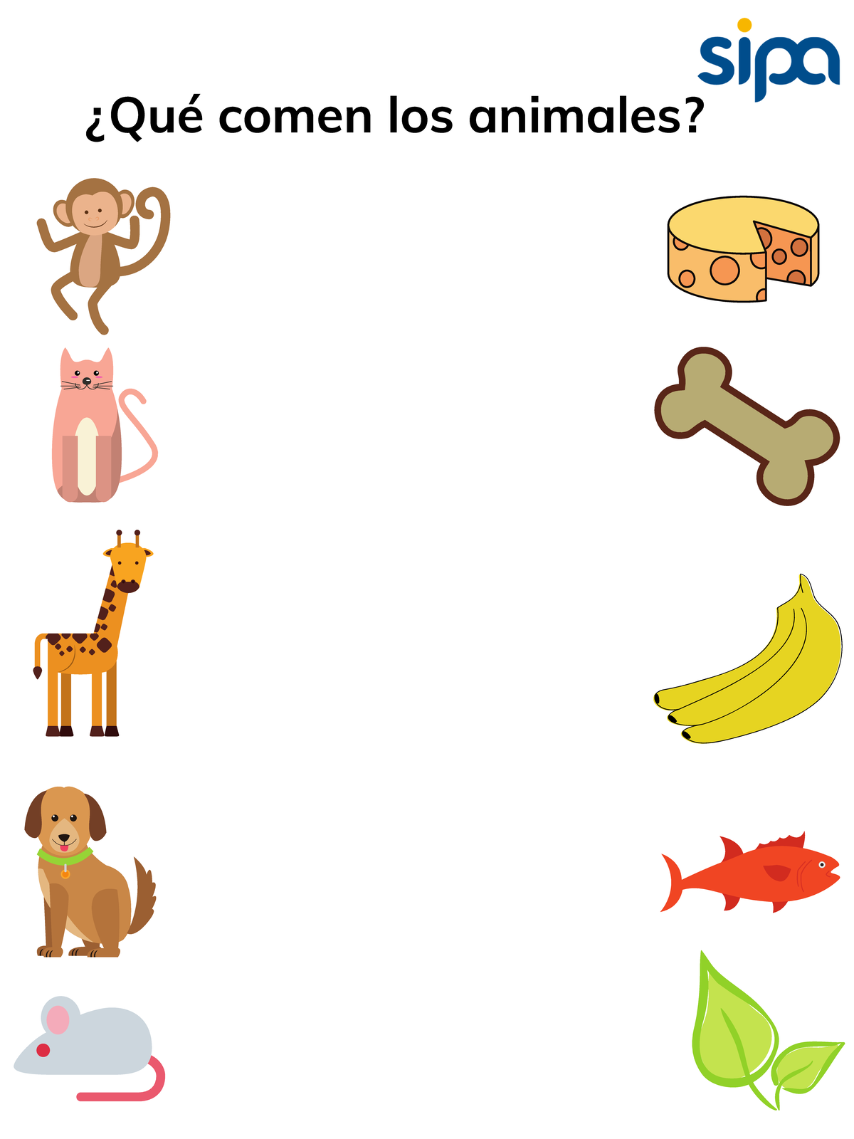 ¿Que comen los animales - Atención Psicopedagógica del Lenguaje y el ...