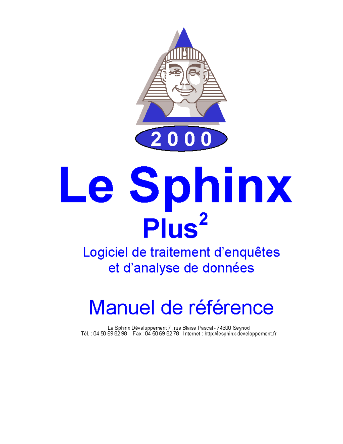 Manuel Sphinx IQ 2 - Le Sphinx Plus 2 Manuel de rÈfÈrence Logiciel de ...