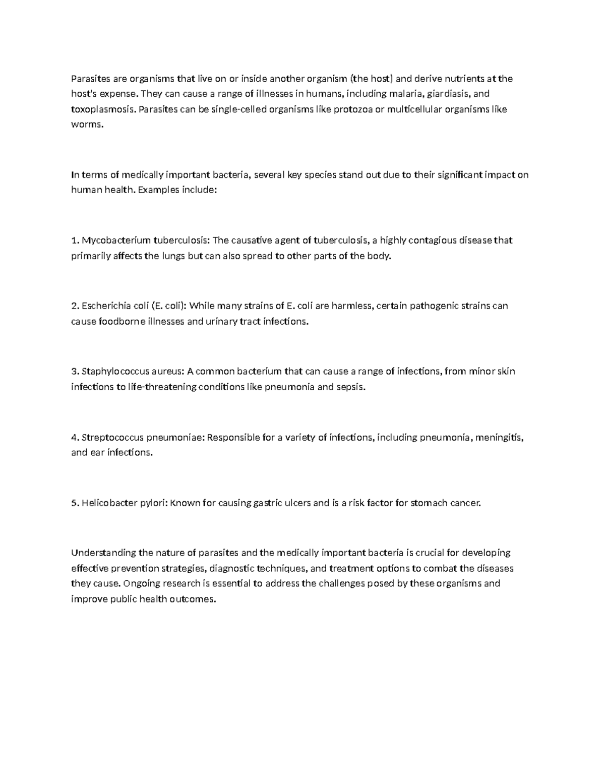 Parasites - notes - Parasites are organisms that live on or inside ...