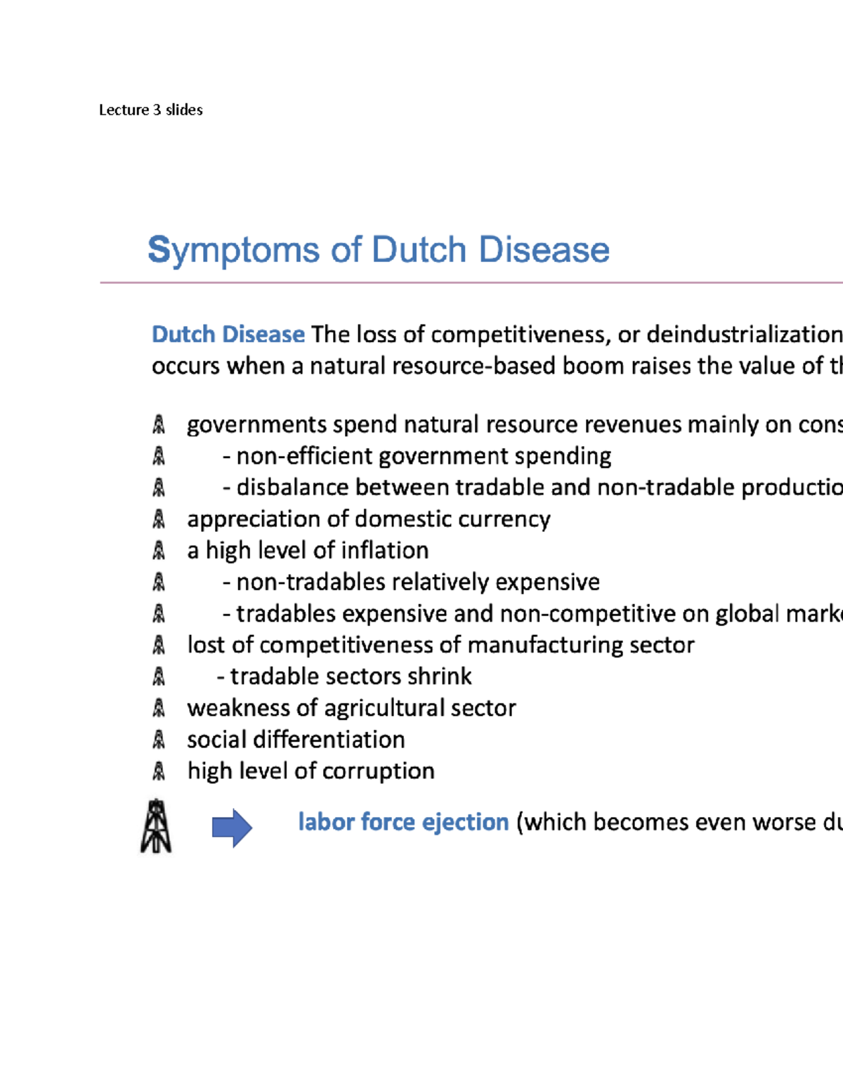 Q1-3 Dutch Disease - Lecture notes 4,5,6, - Labor Economics - Lecture 3 ...