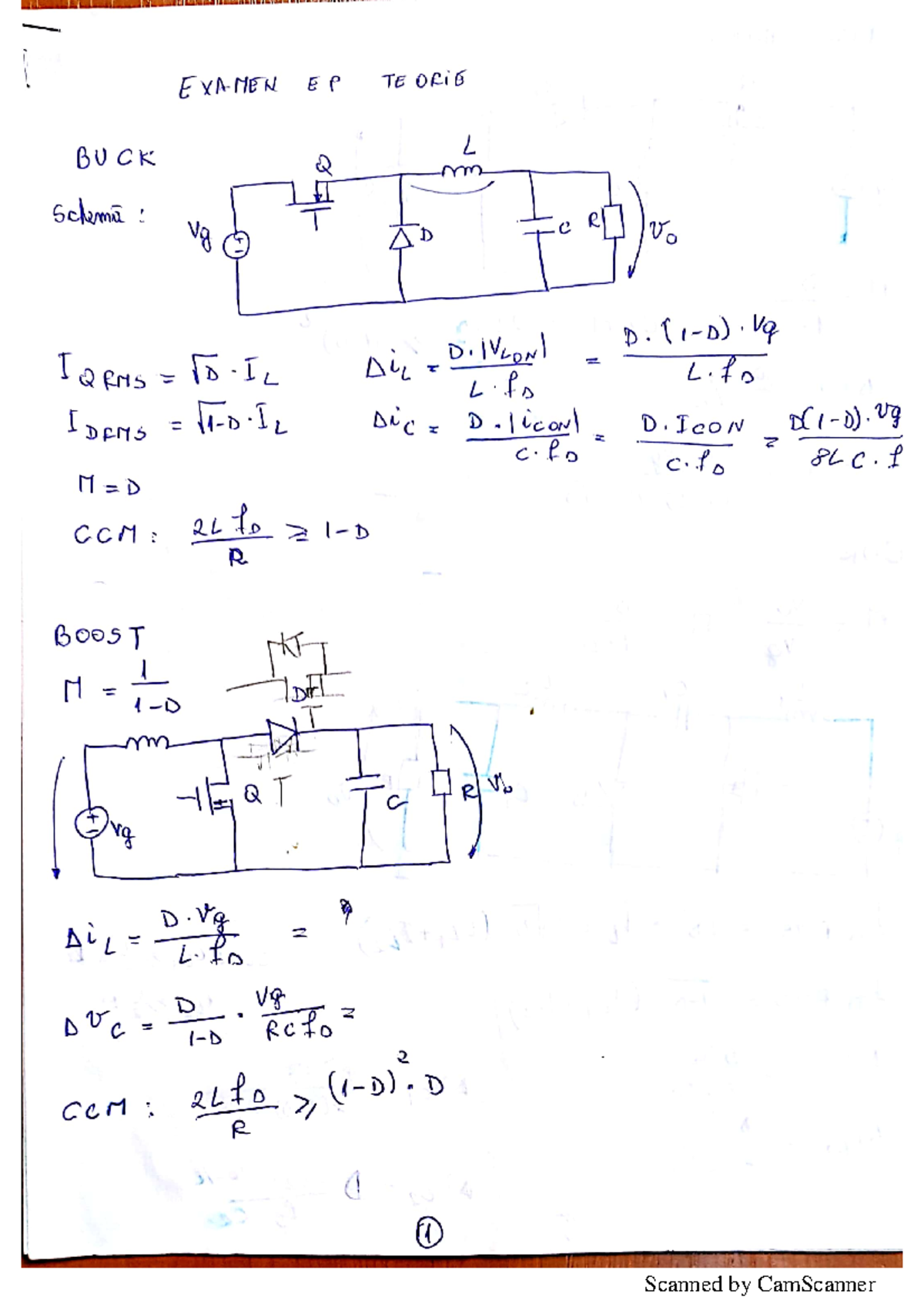 Ep-probleme - Electronică de putere - Studocu