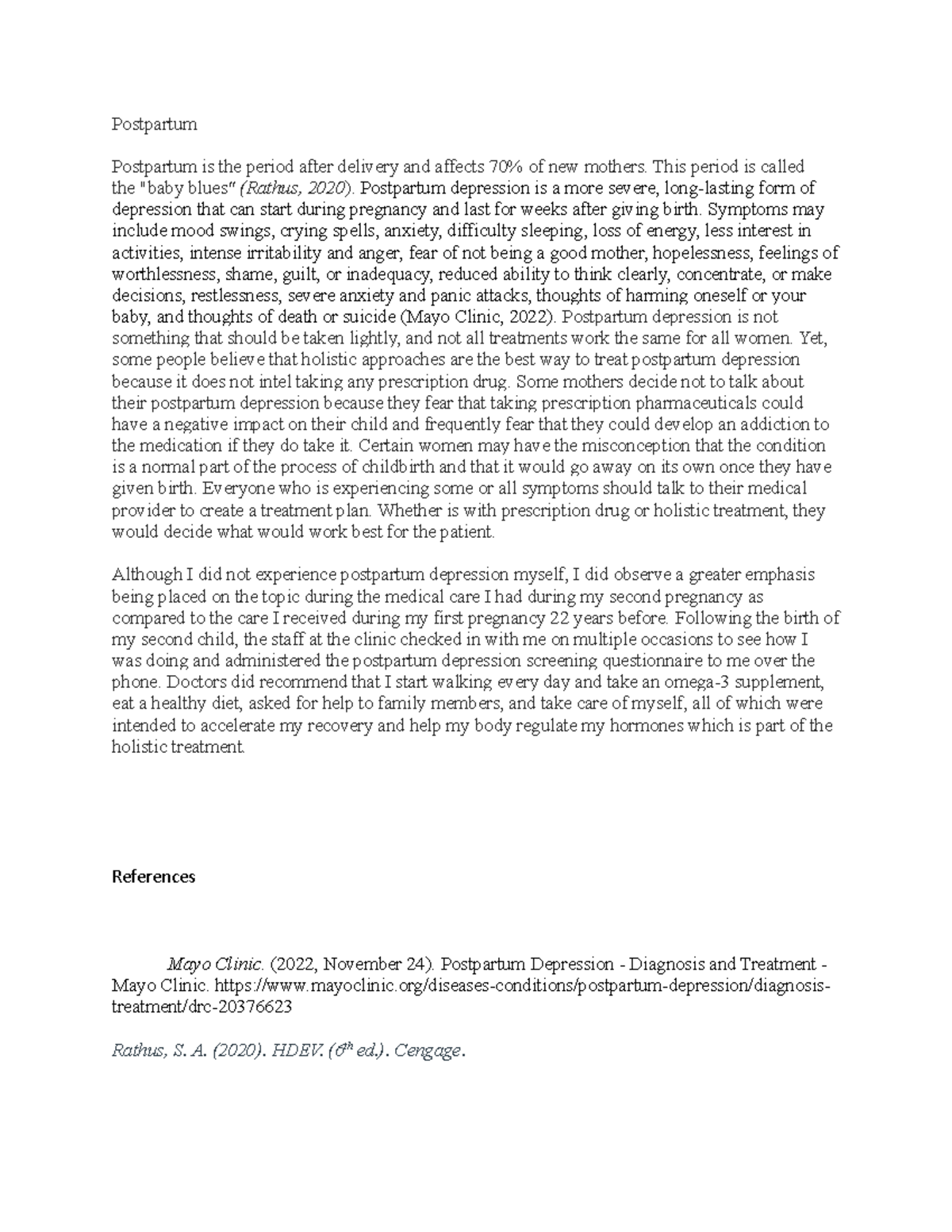 Pospartum - this is my take on depression - Postpartum Postpartum is ...