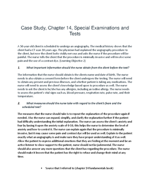 Case study chapter 31 12-21-2020 - Case study chapter 31: caring for ...