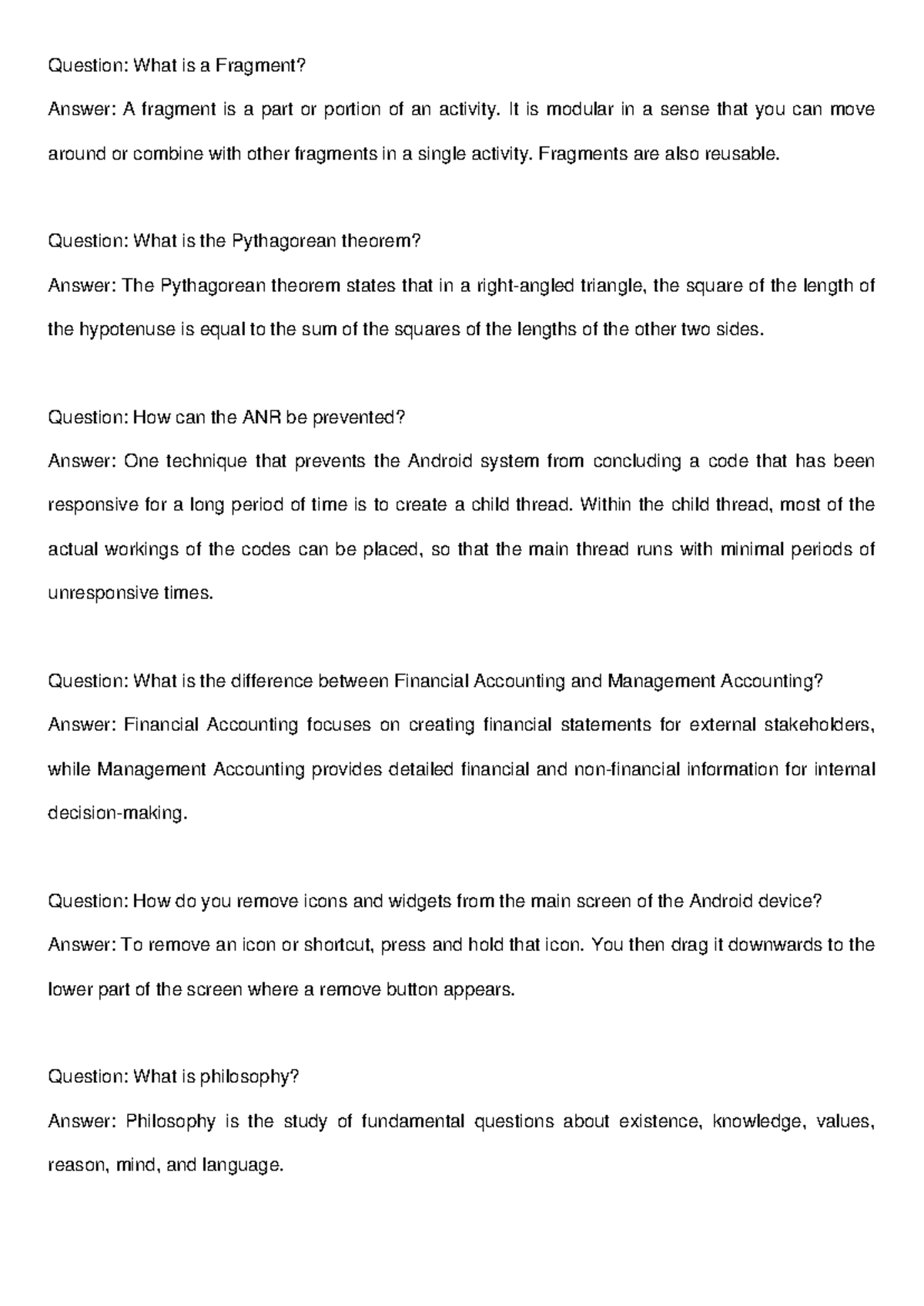 Silverer rebrand defiliation - Question: What is a Fragment? Answer: A ...
