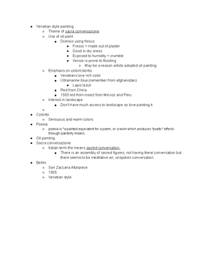 TEST 2 notes - 3/6/ High Renaissance 1495- High Renaissance Art Marks ...