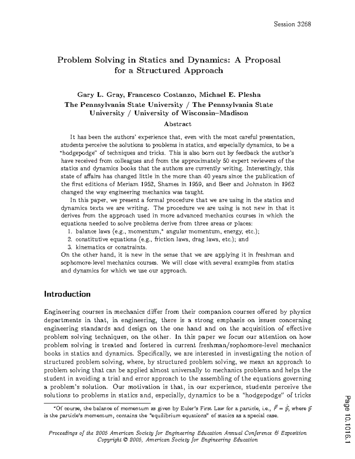 strength of material second year 2012 bach - Session 3268 Problem ...