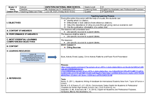 Context Clues - Study - DETAILED LESSON PLAN FOR ENGLISH I. Objectives ...