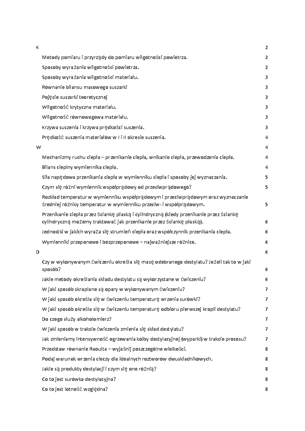 IP-opracowanie labow.docx - Rozkład temperatur w wymienniku ...