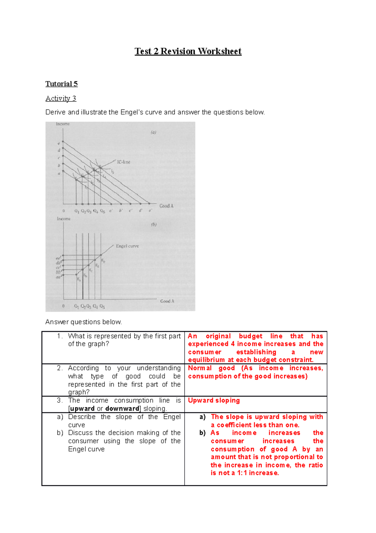 Test 2 Revision Worksheet - Test 2 Revision Worksheet Tutorial 5 ...