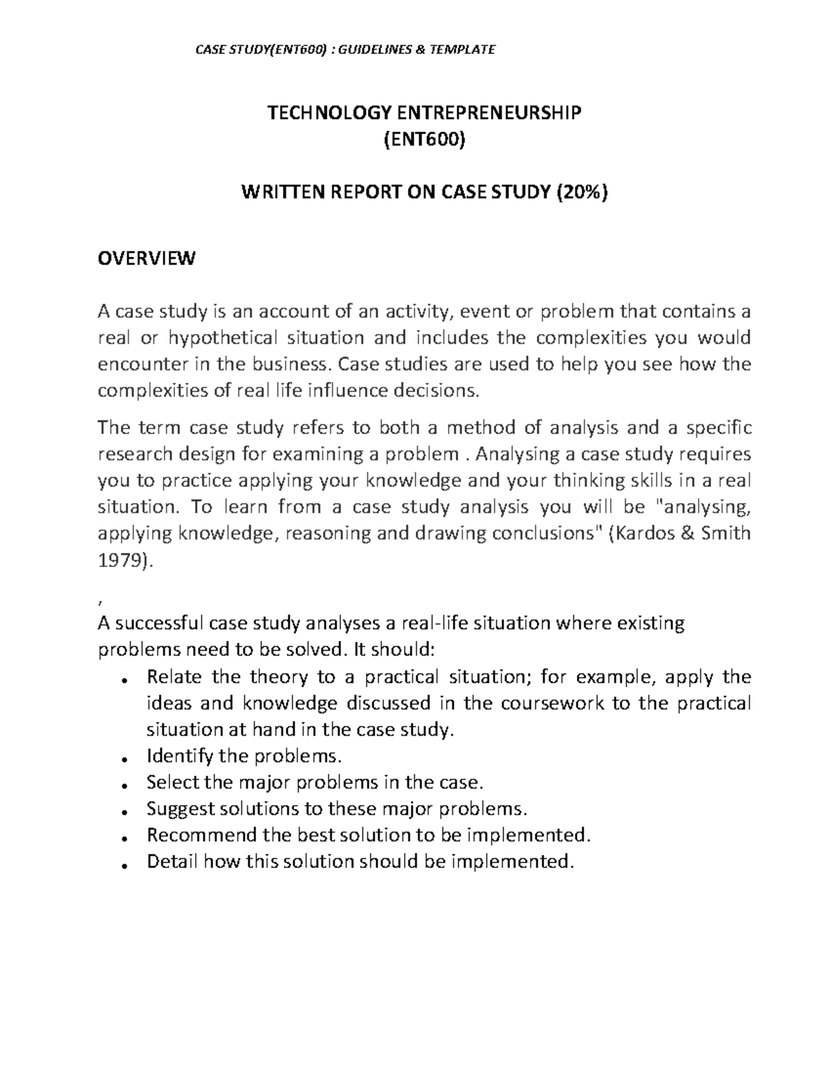 Written Report On Case Study 2021 version - Mathematical Science - UiTM ...
