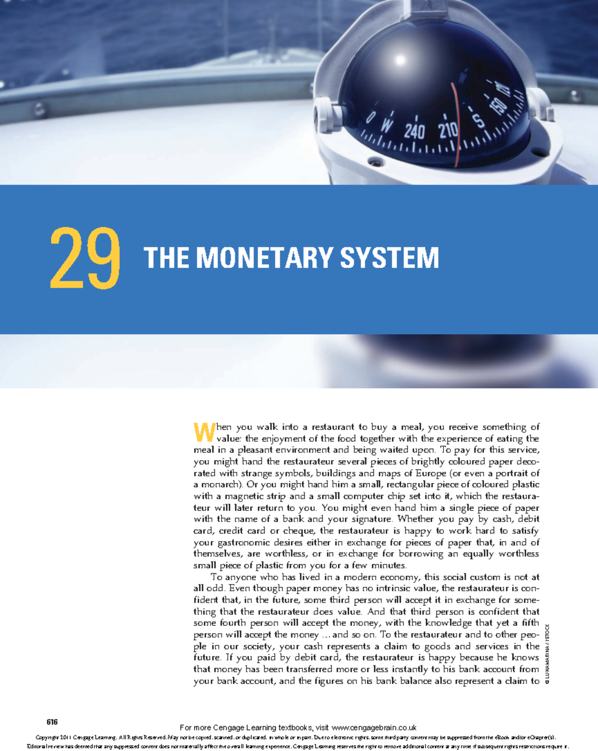Economics Textbook 2nd edition-642-664 - 29 THE MONETARY SYSTEM W hen ...