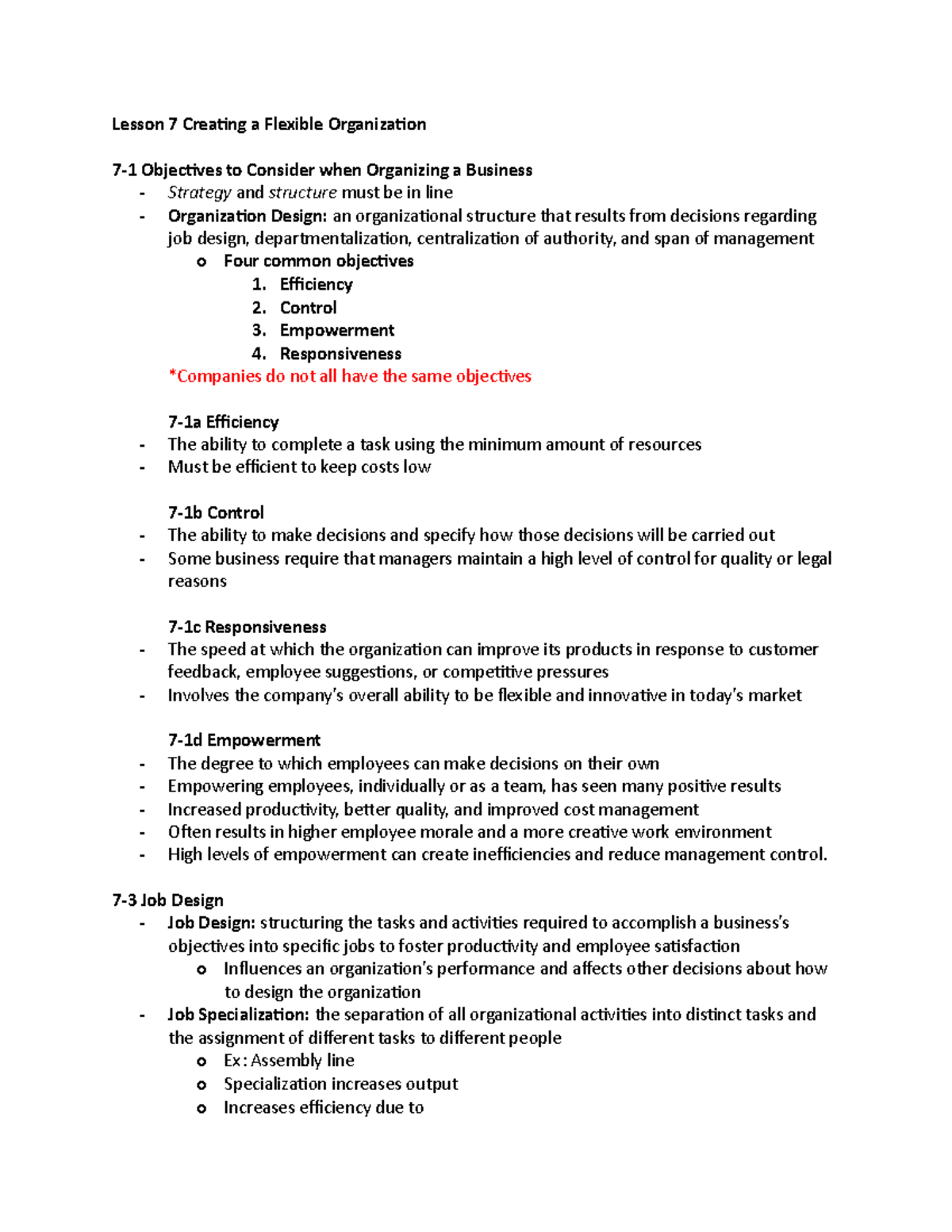 Lesson 7 - Flexible Orientation - Lesson 7 Creating a Flexible ...