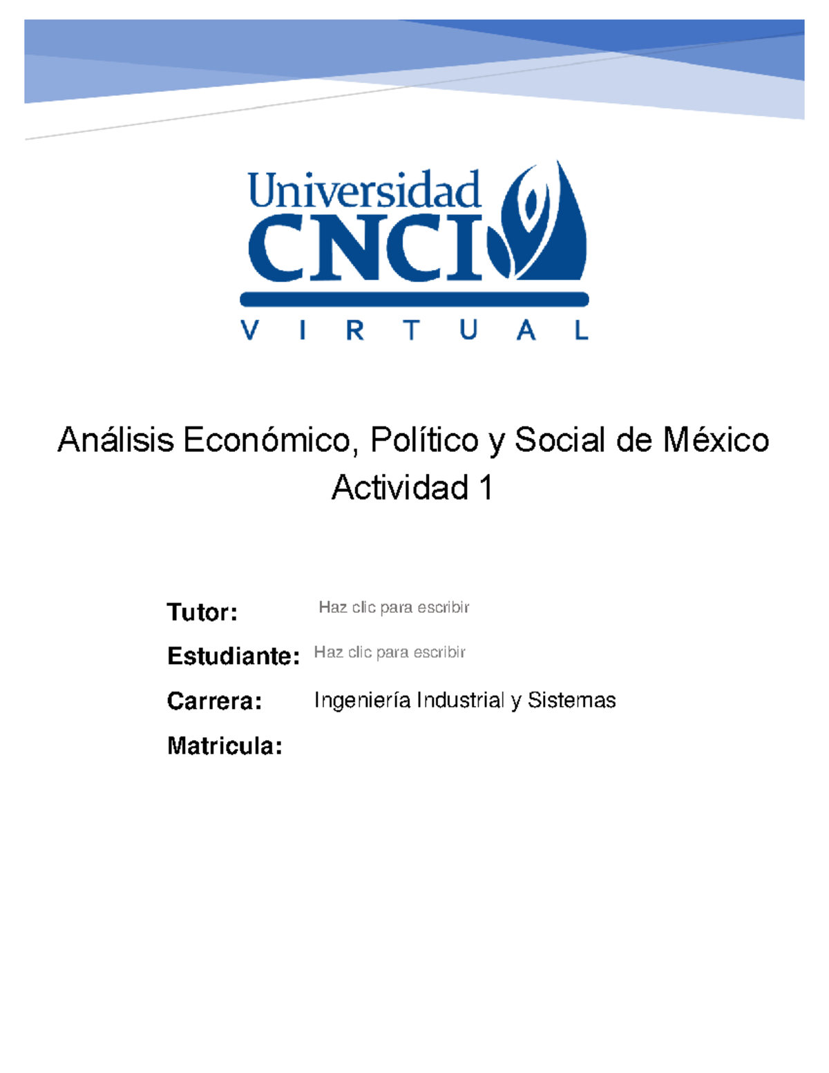 Analisis Economico Politico y Social M3 Act - Análisis Económico ...