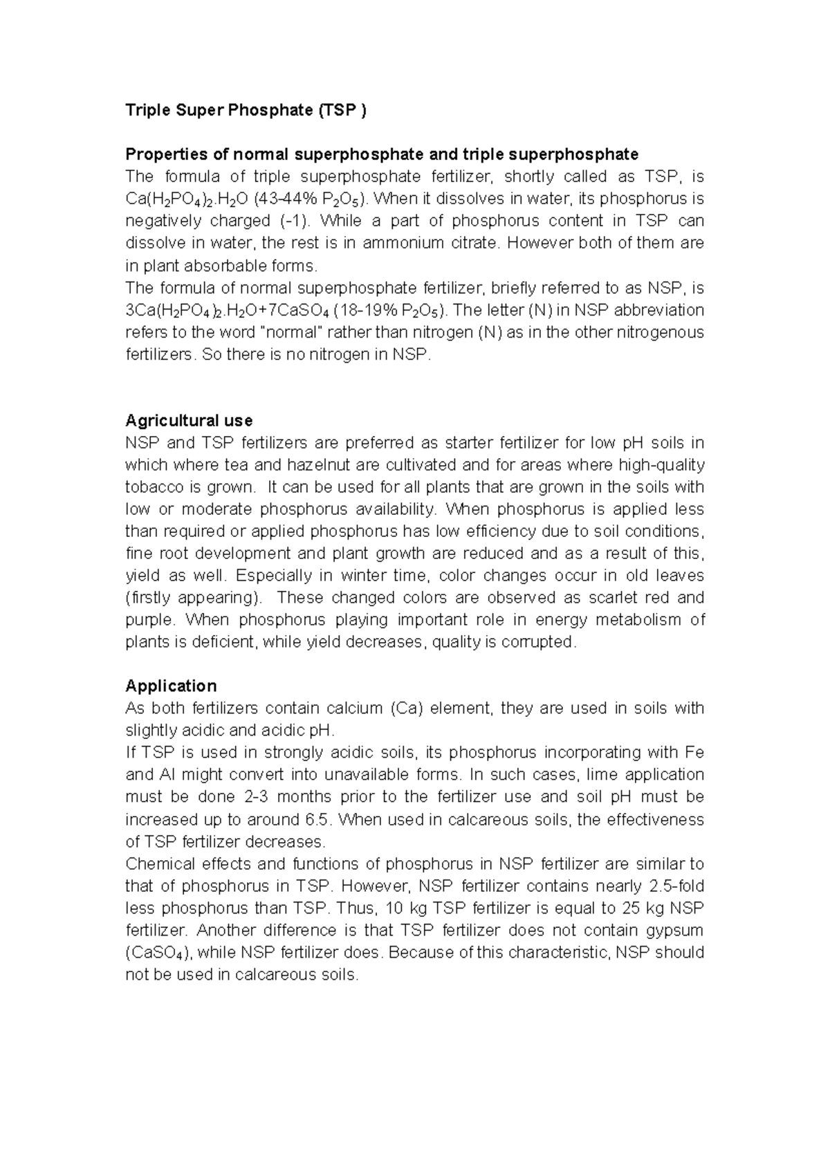 TSP Triple Super Fosfat en - Triple Super Phosphate (TSP ) Properties ...