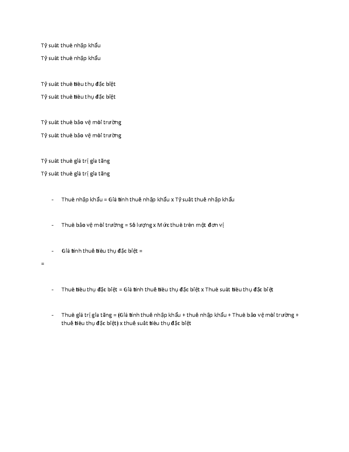 Thi Nghiepvu Xuat Nhap Khau Nguyen Hoang Khang 207TM68312 - T suấất thuếấ nh p kh u T suấất ...