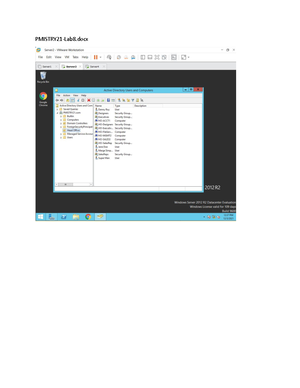 Lab 8 - Active Directory - MST Lab 8 – Active Directory In this lab you will create a new domain ...