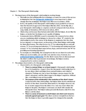 Discussion Thread Intake Interview Reflection - An intake interview is ...