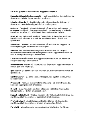 Gammal tenta Del 2 - TENTAMEN I ANATOMI OCH FYSIOLOGI, 7,5hp Datum ...