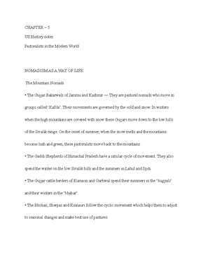 Chapter – 6 History Notes 2 - CHAPTER – 6 History notes Colonialism and ...