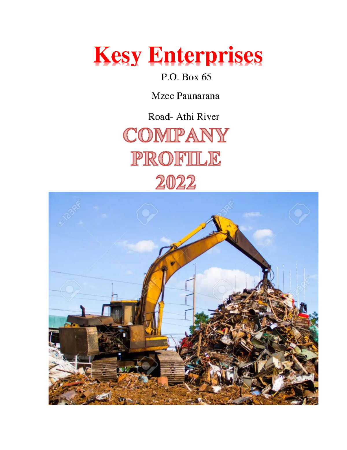 Kesy company profile - P. Box 65 Mzee Paunarana Road- Athi River Kesy ...