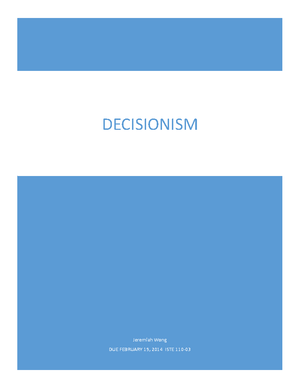 Essay "Virtue ethics and computing" - grade A - ISTE 110 03 First Draft ...